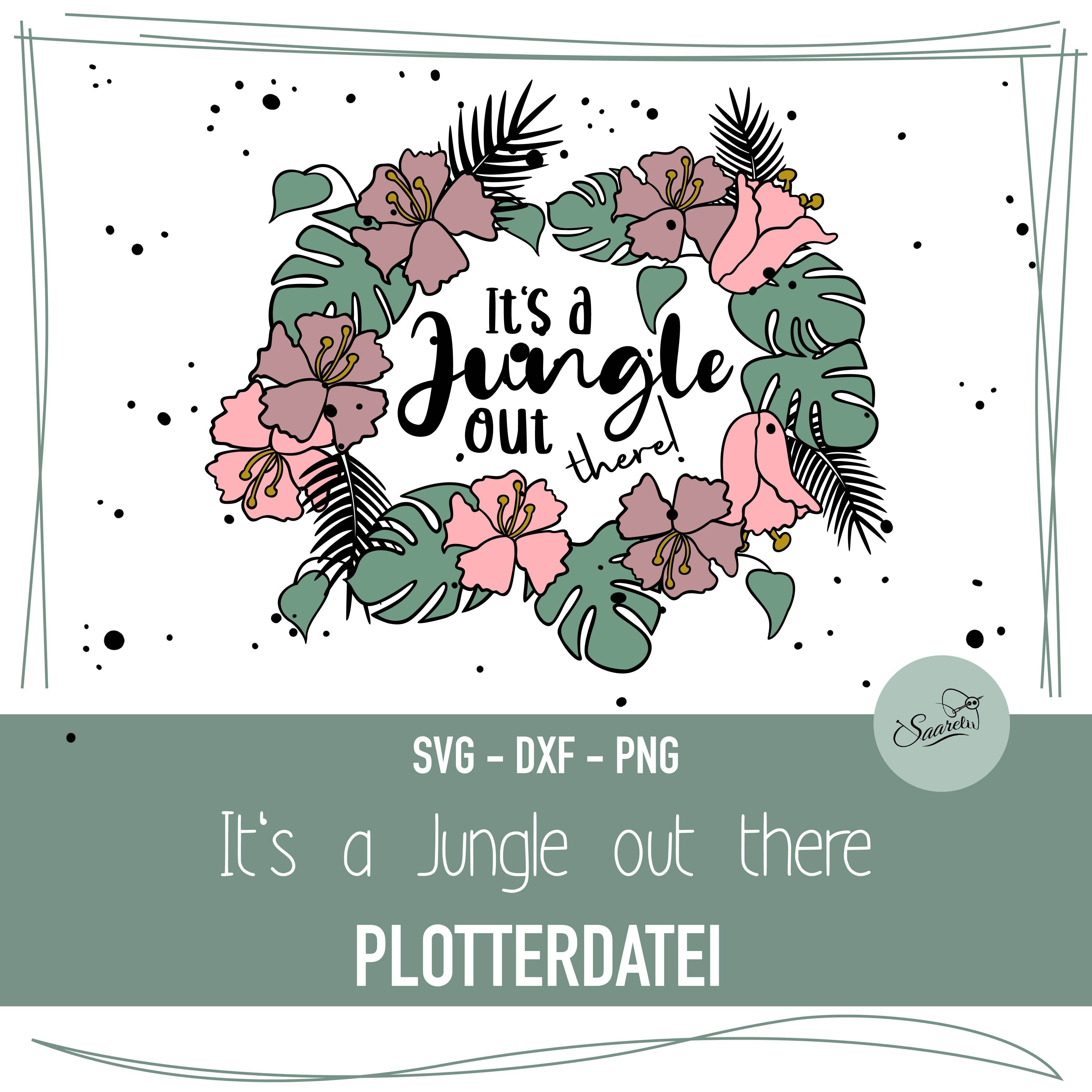 Plotterdatei It‘s a Jungle out there! – Sewando UG