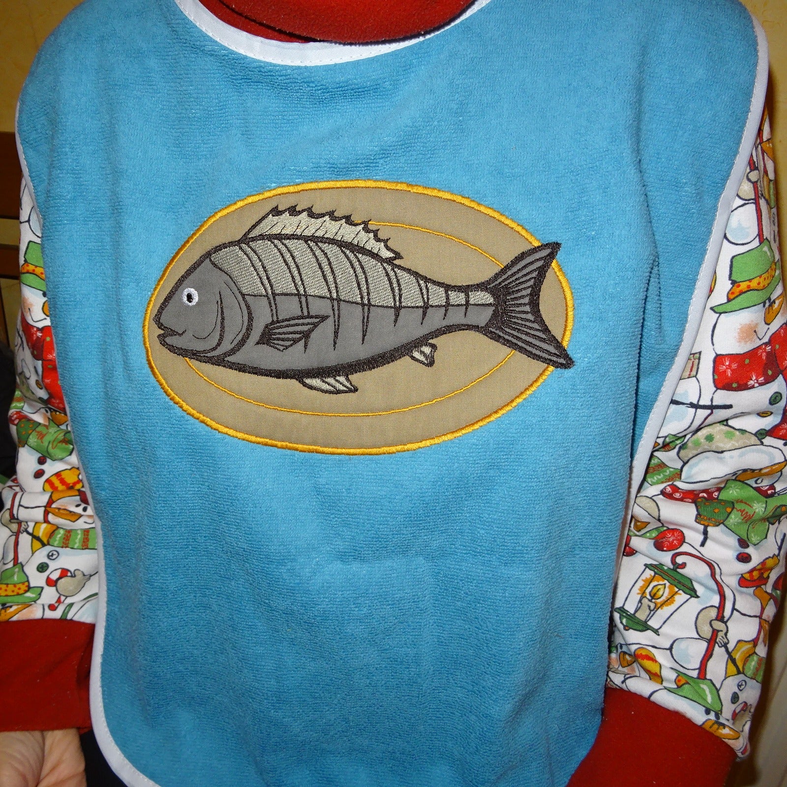 Stickdatei - Fisch auf dem Teller – Sewando